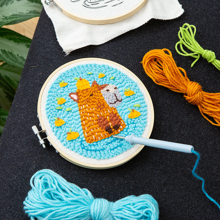 Capybara Punch Needle Kit – Mudpuddles Toy Store
