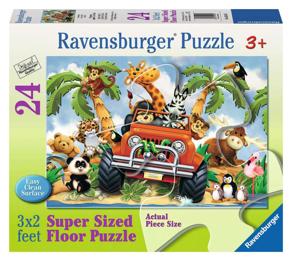 4 Wheeling 24pc Floor Puzzle – Mudpuddles Toy Store