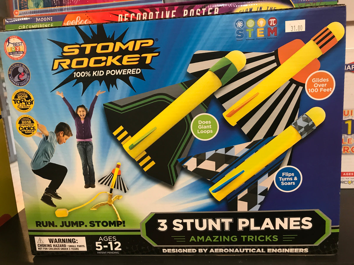 Stomp Rocket - 3 Stunt Planes – Mudpuddles Toy Store