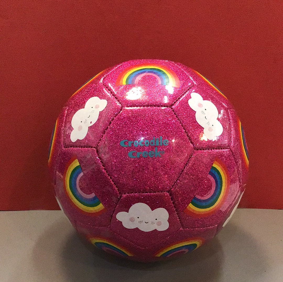 Glitter Rainbow Soccer Ball – Mudpuddles Toy Store