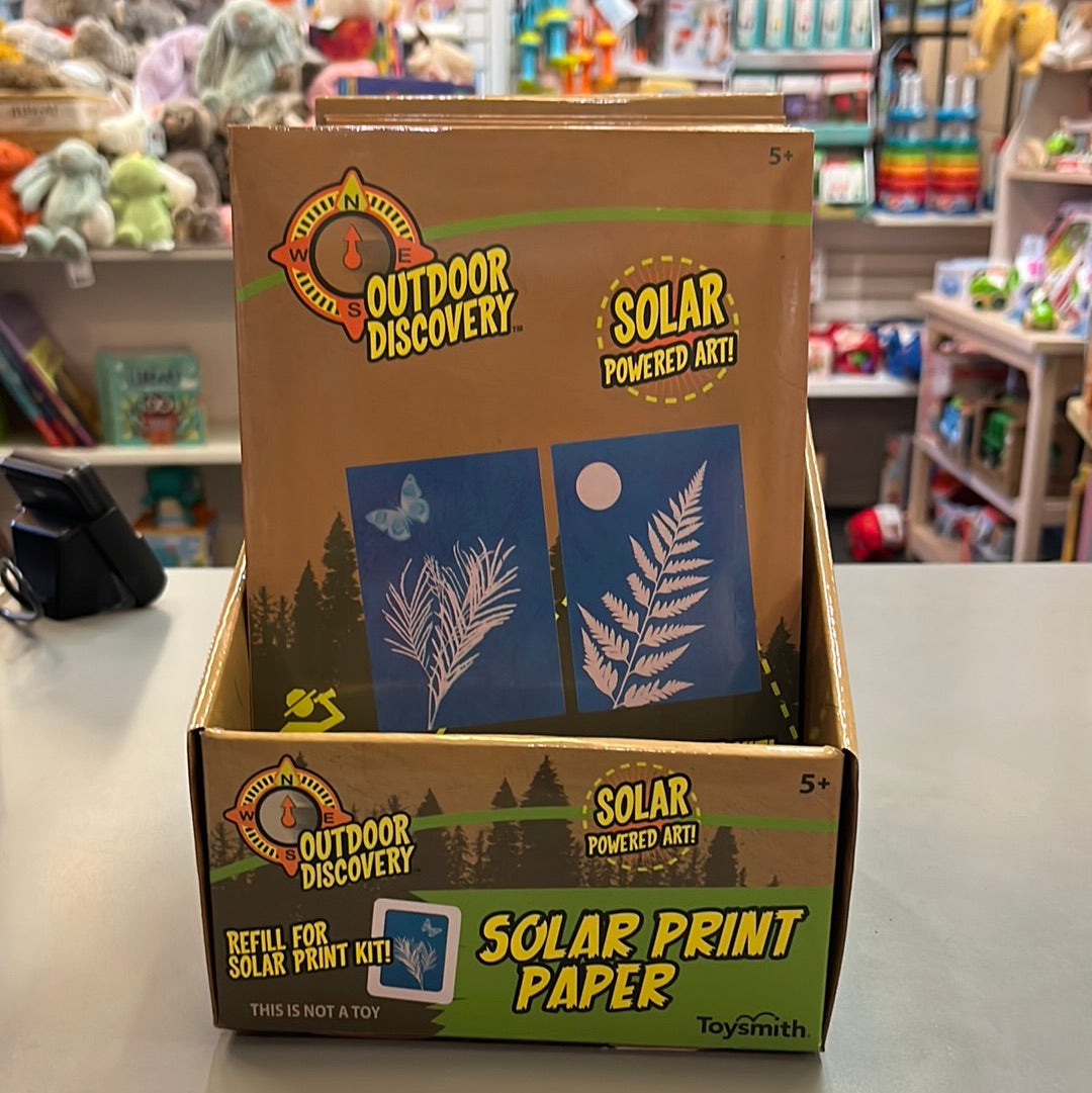 Solar Print Paper – Mudpuddles Toy Store