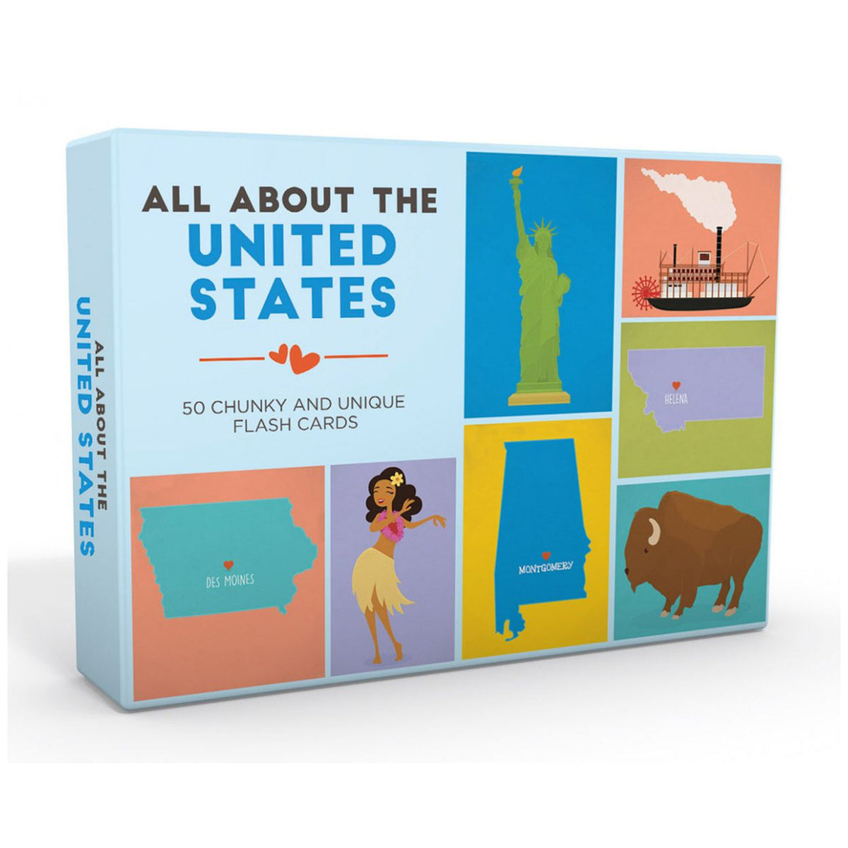 All About The United States Flash Cards – Mudpuddles Toy Store